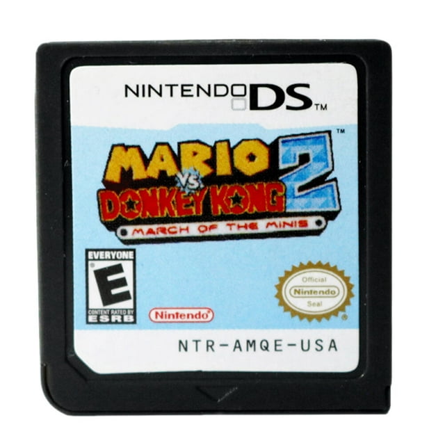 DS Game Cartridges Maro vs. Donkey Kong 2: March of the Minis North ...