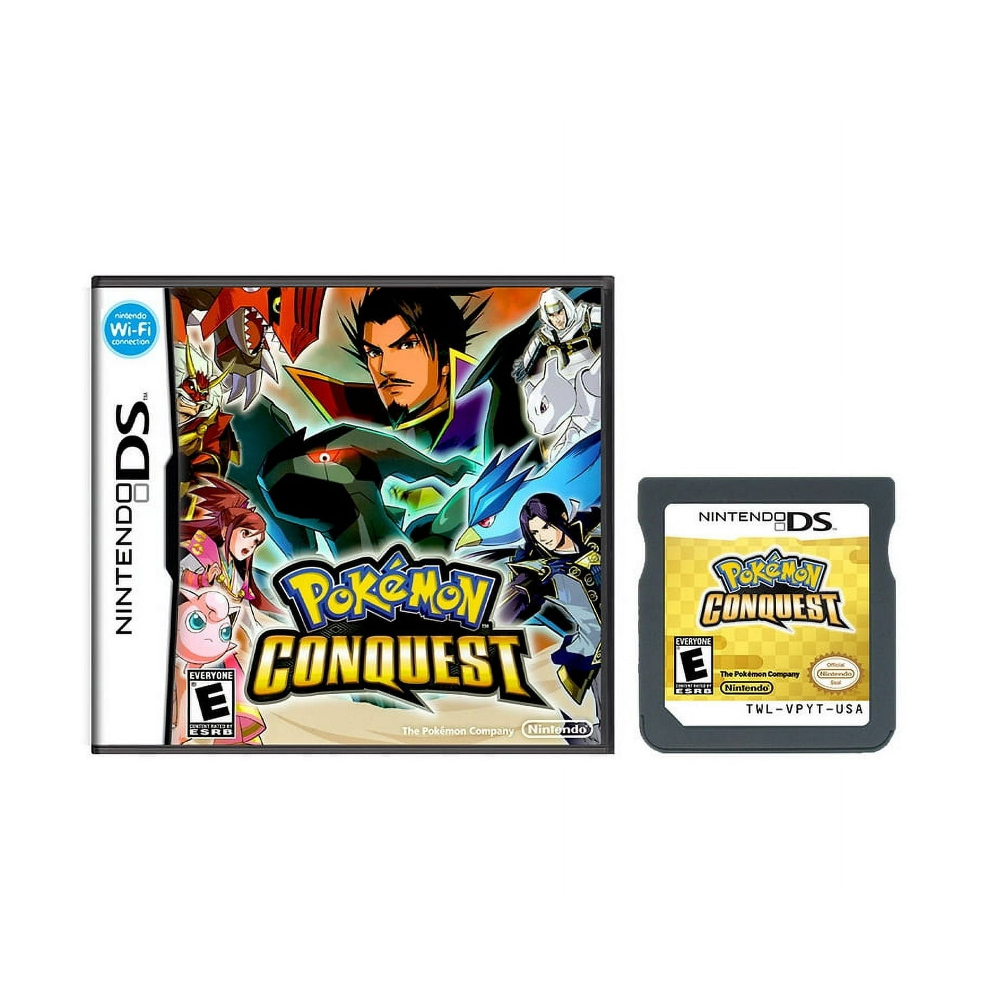 DS Game - Pokemon Conquest NDS Game Cartridge (US Version) - Walmart.com