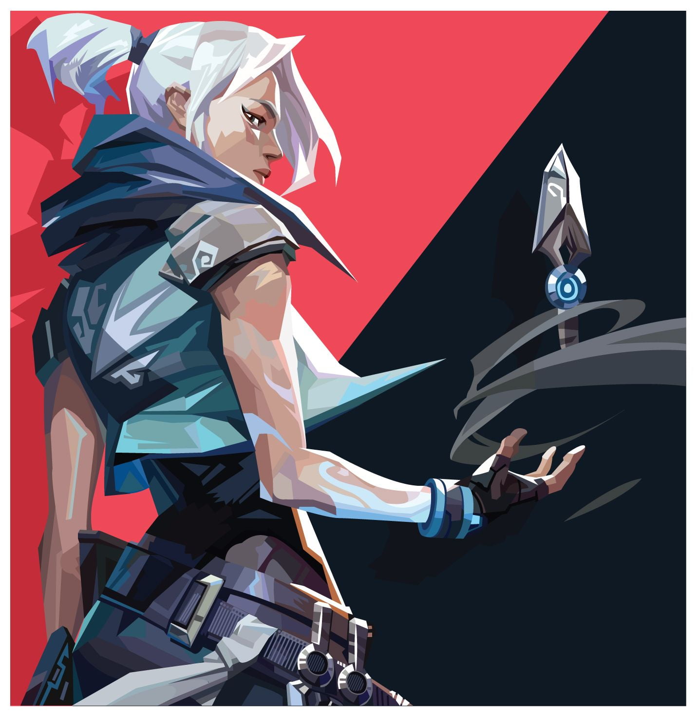 DS Designs Valorant Jett Vinyl Adhesive Wall Decal & Stickers - Walmart.com