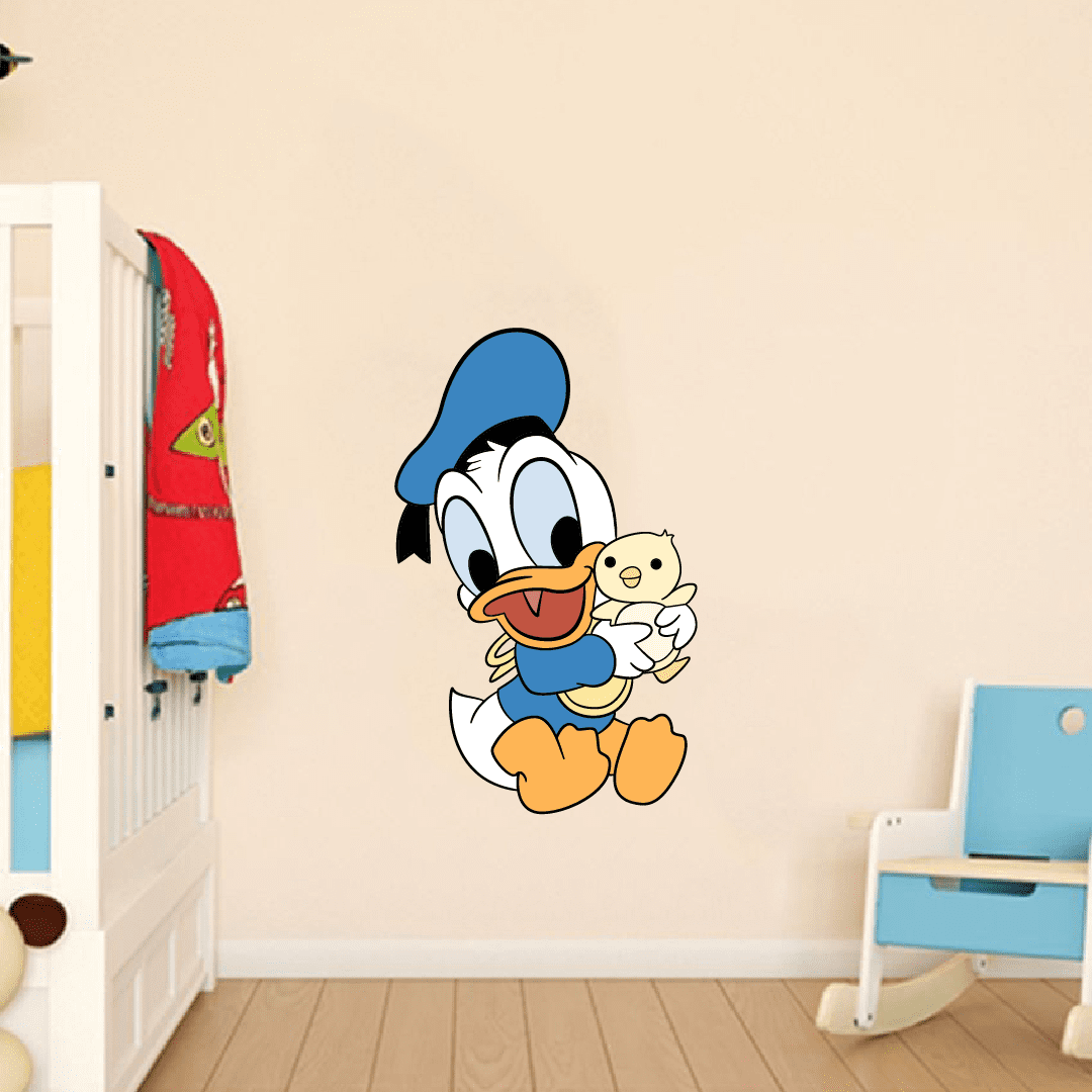 DS Inspirational Decals Walt StickerDecal Young Donald Duck Holding A ...