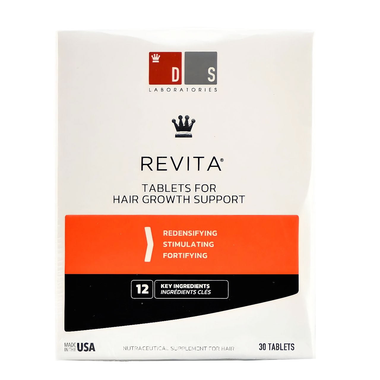Ds Laboratories Revita Tablets For Hair Growth Support 30 Tablets