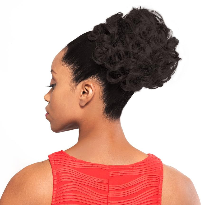 DS004 Curly Ponytail Color 2 - Foxy Silver Wigs 6" Short Length ...