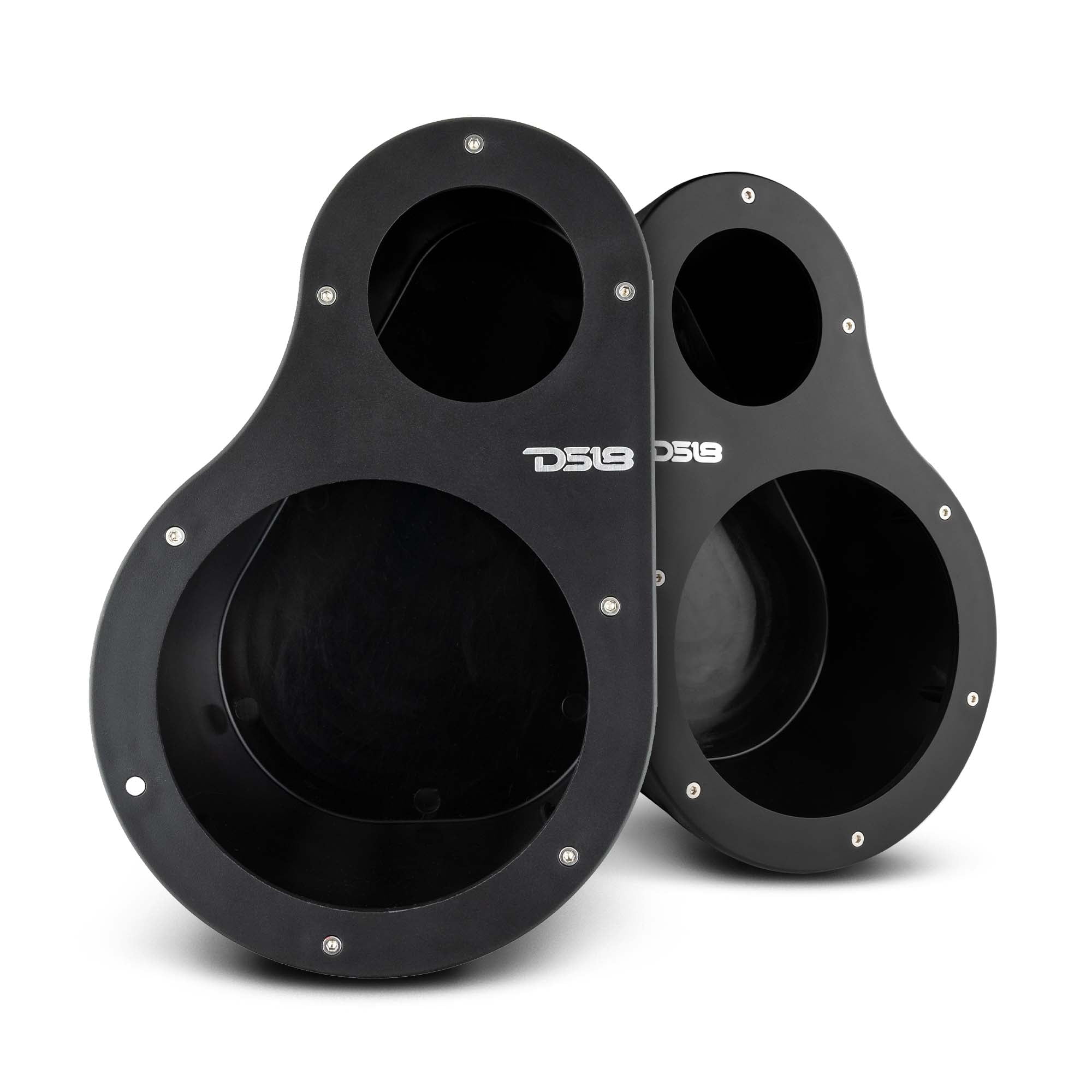DS18 2 Way Universal Speaker Pod with 6.5" and 1" Tweeter Left and ...