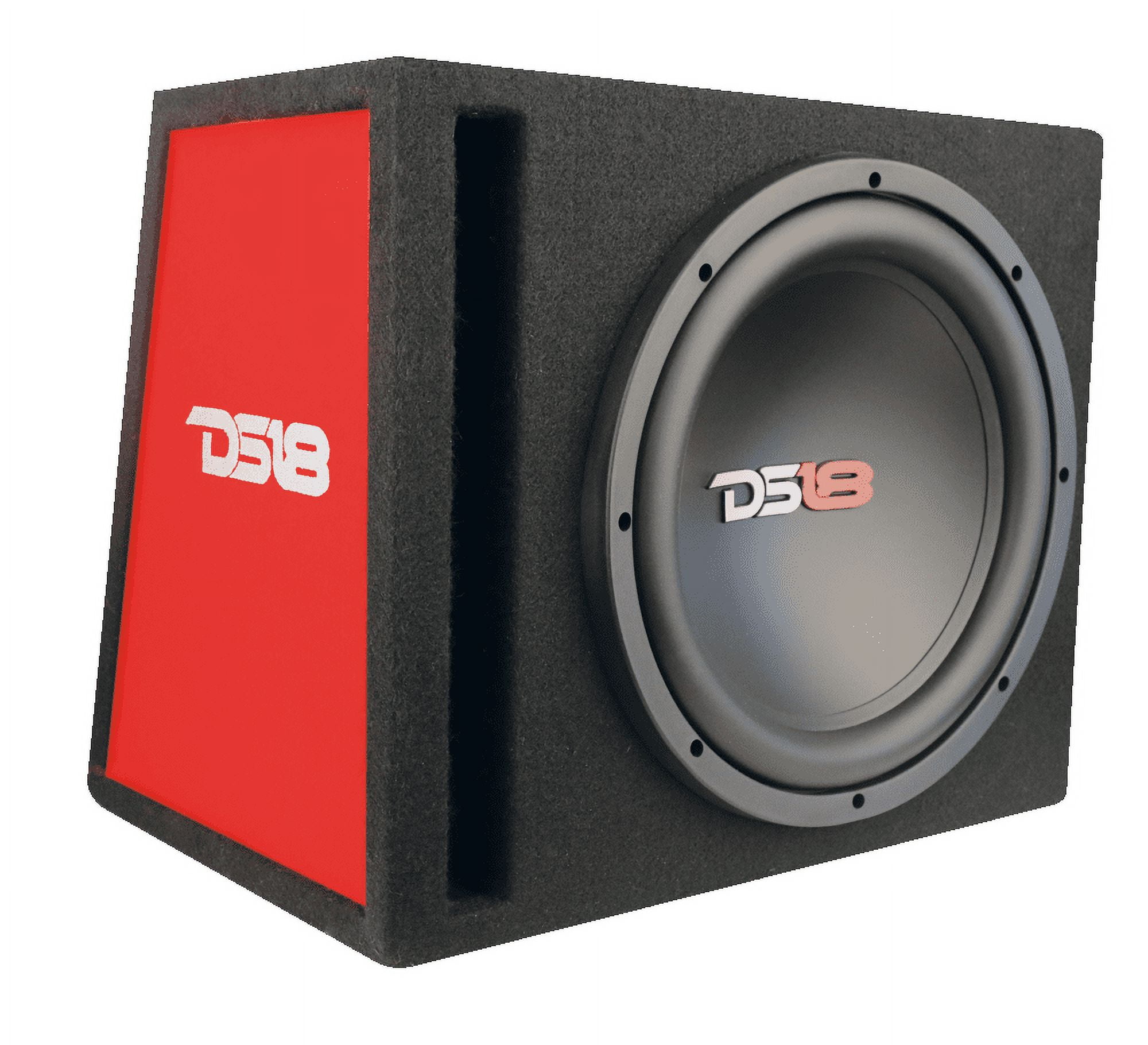 DS18 BASS PACKAGE 10" SUBWOOFER IN MDF ENCLOSURE WITH AMPLIFIER AND ...