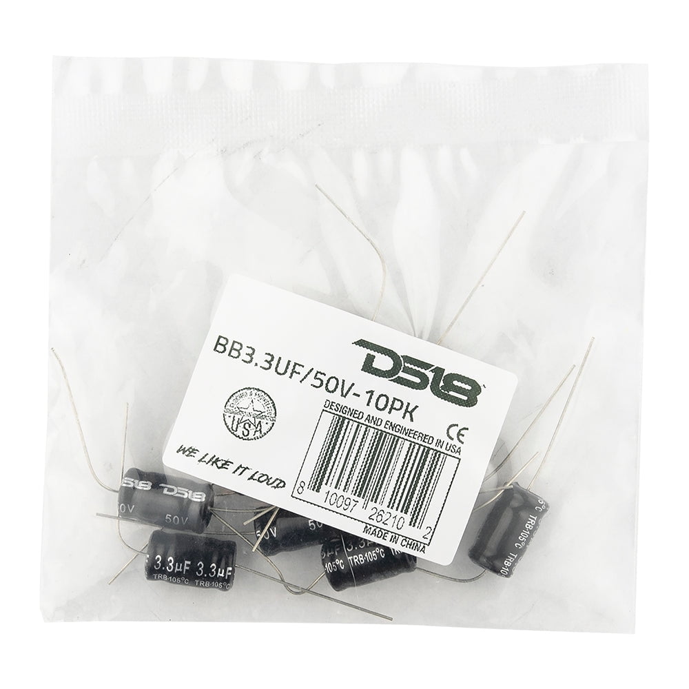 DS18 BB3.3UF/50V-10PK Bass Blocker 12KHz @ 4 ohms or 6KHz @ 8 ohms 6DB ...