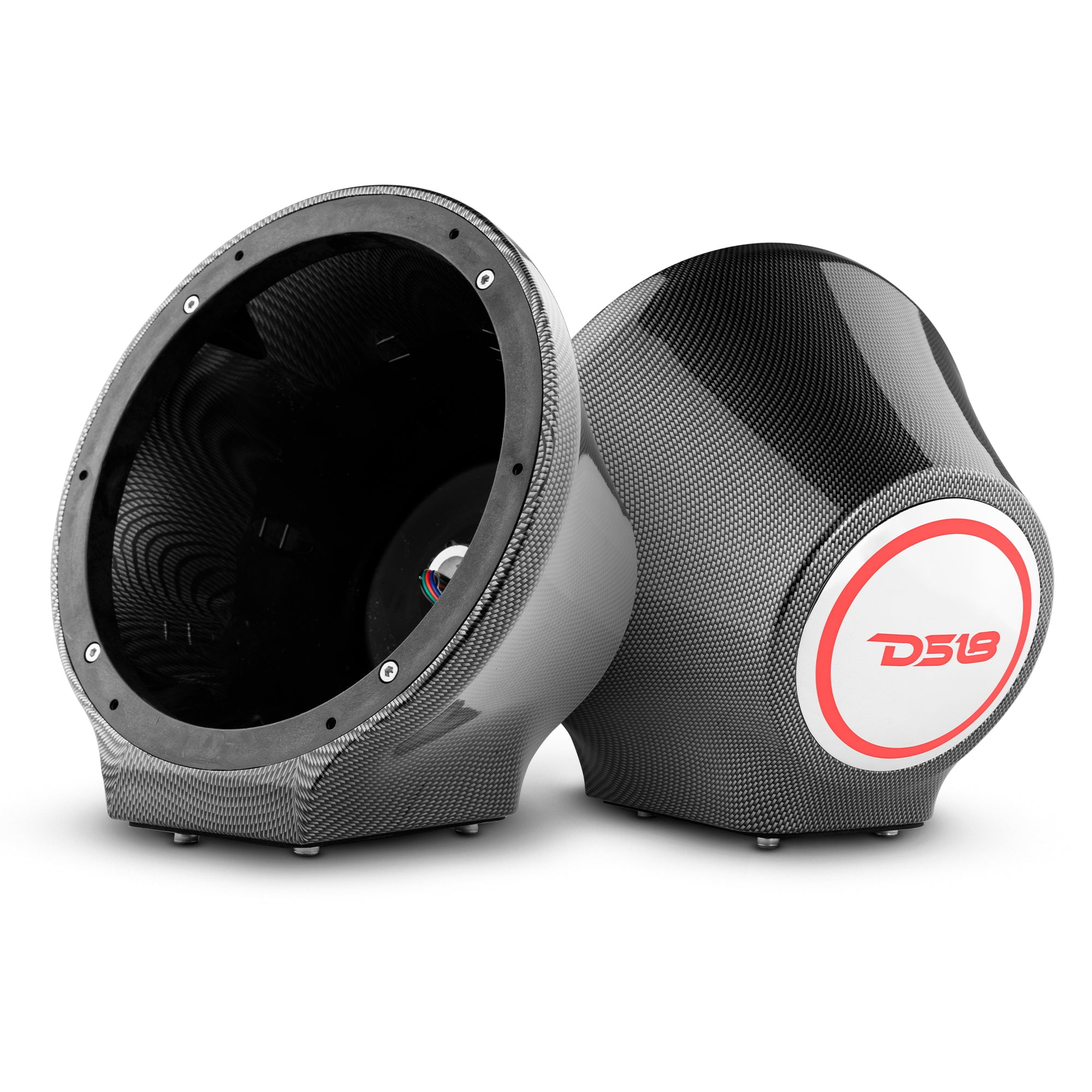 DS18 EN-JS8 8" Universal Flat Mount Kick Panel Speaker Pod Jet ski ...