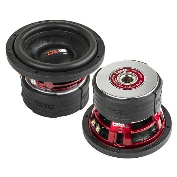 DS18 EXL-X6.2D 6.5" Subwoofers Dual 2 Ohm 800 Watts Max Bass Car Audio ...