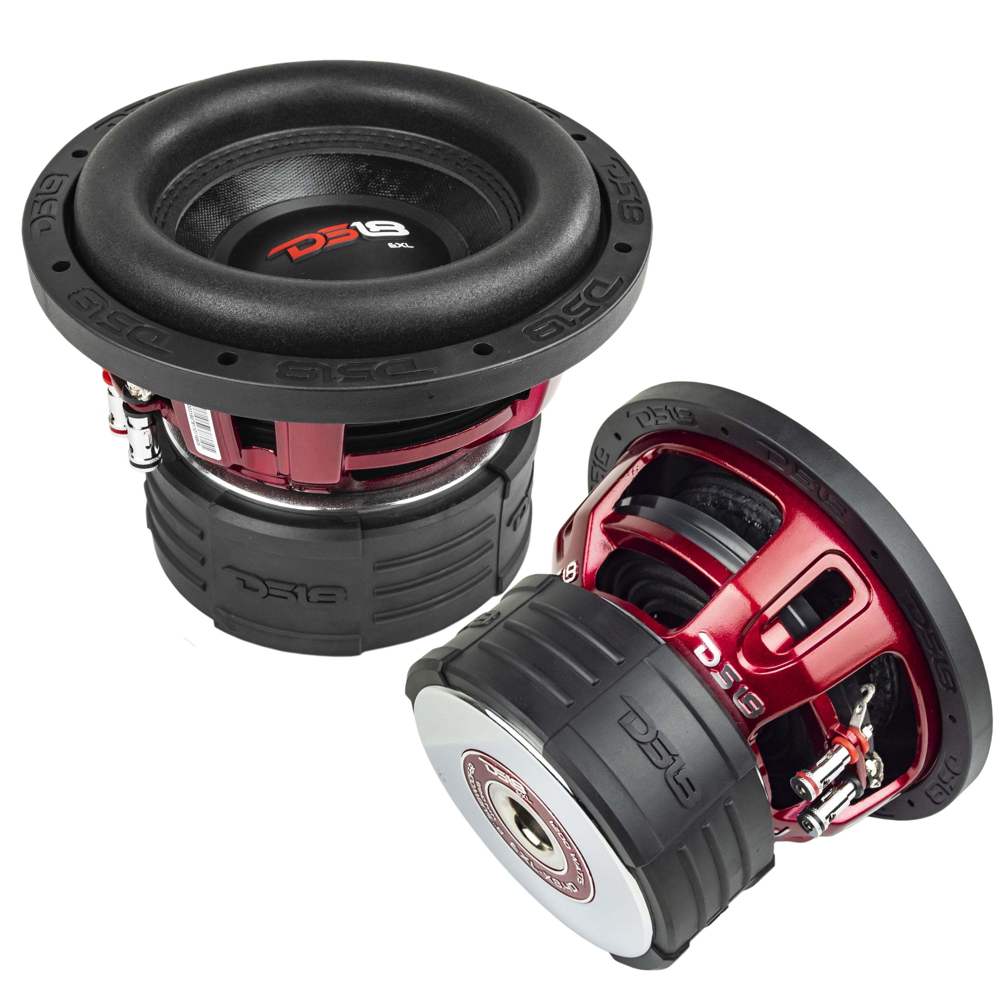 DS18 EXL-X8.4D 8" Dual 4 Ohm 1200W Max Subwoofers Car Audio Speakers 2 ...