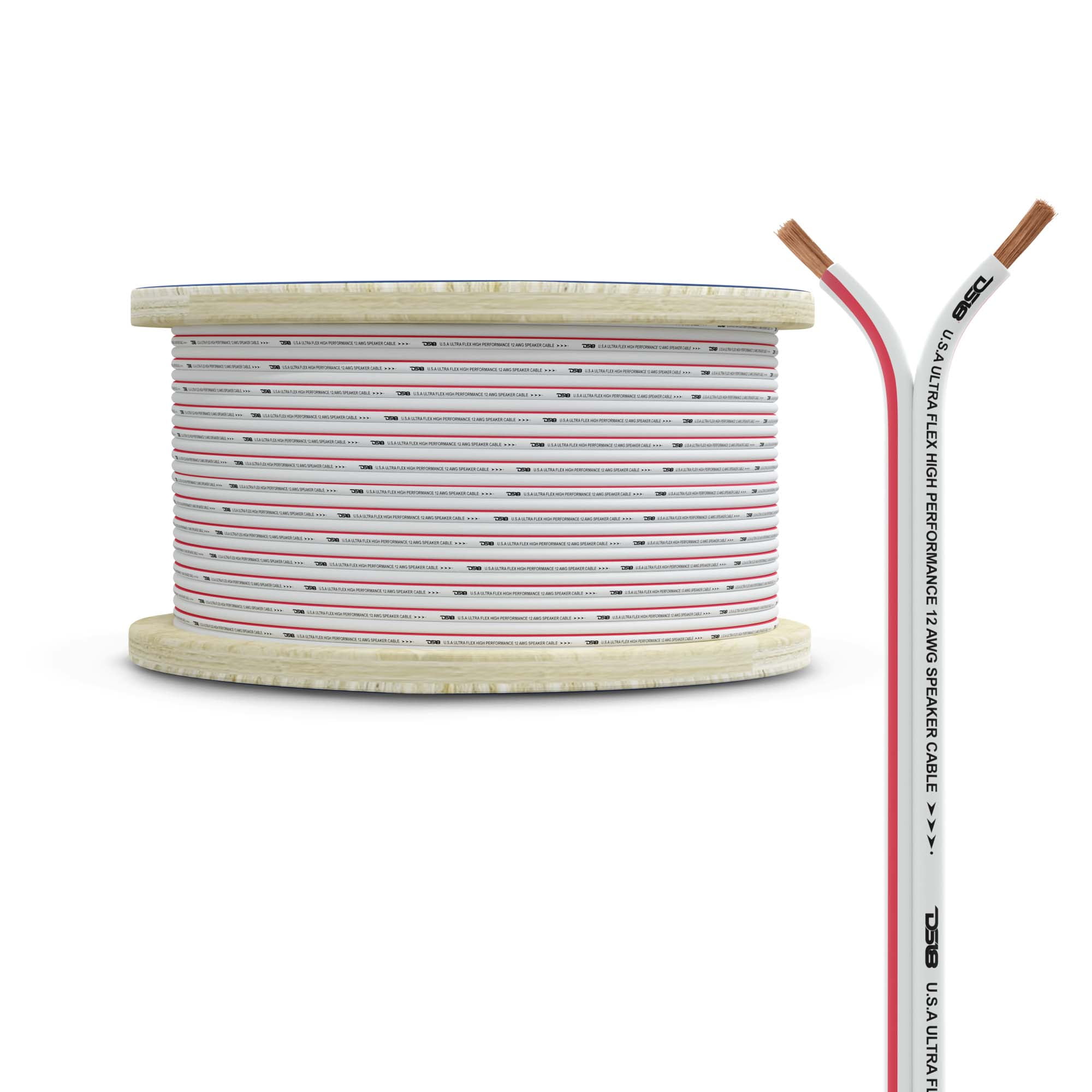 DS18 Hydro Marine Grade OFC Speaker Wire 12 GA-150 Foot Roll - MOFC12GA150SW - Walmart.com