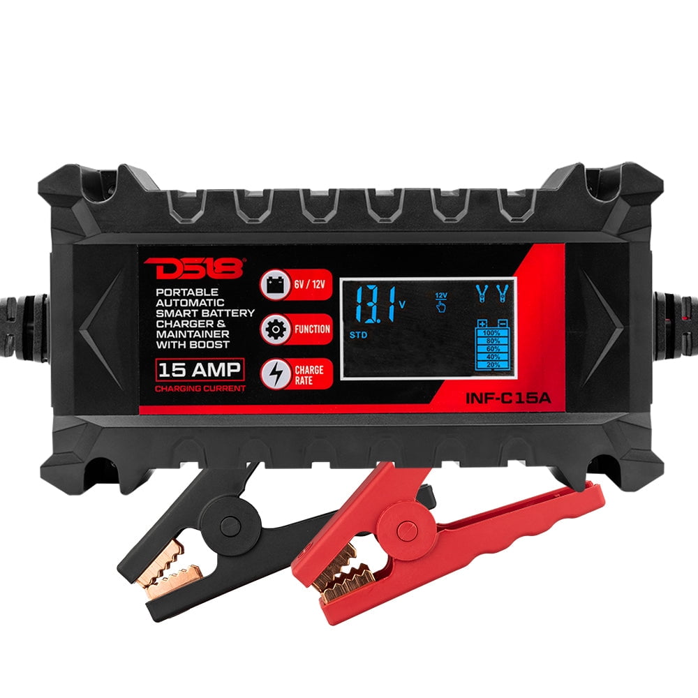 DS18 INF-C15A 6V/12V Portable Automatic Smart Lithium and AGM Car ...