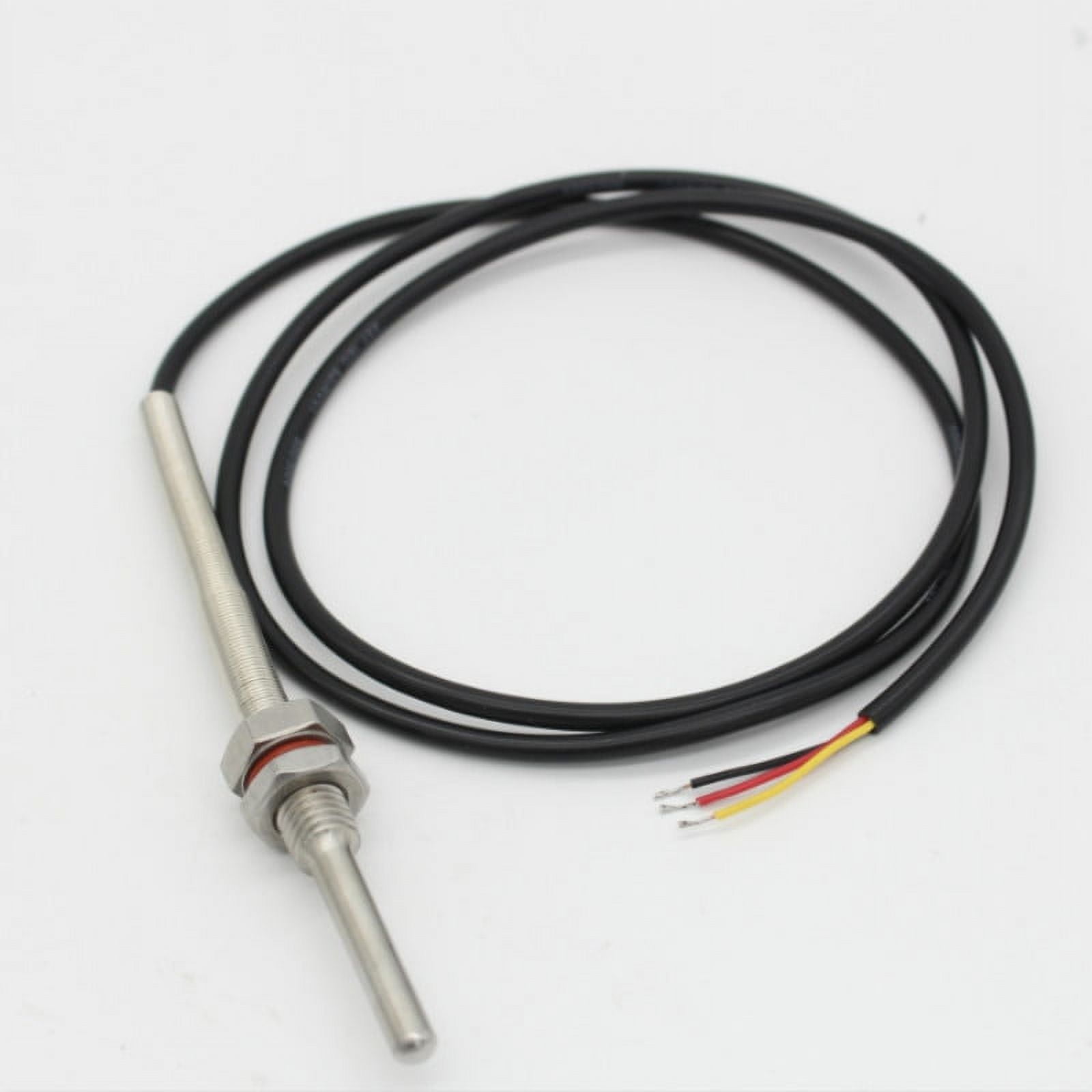 DS18B20 Digital Temperature Sensor M10x1.5 Thread Probe OD=6mm 1m PVC 3 ...