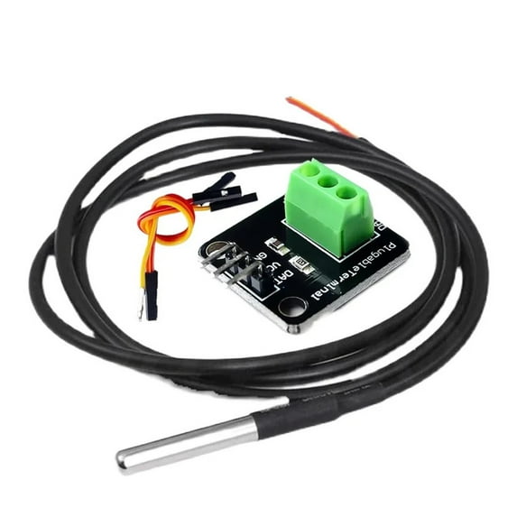 DS18B20 Temperature Sensor Module Kit Waterproof 100CM Digital Sensor ...