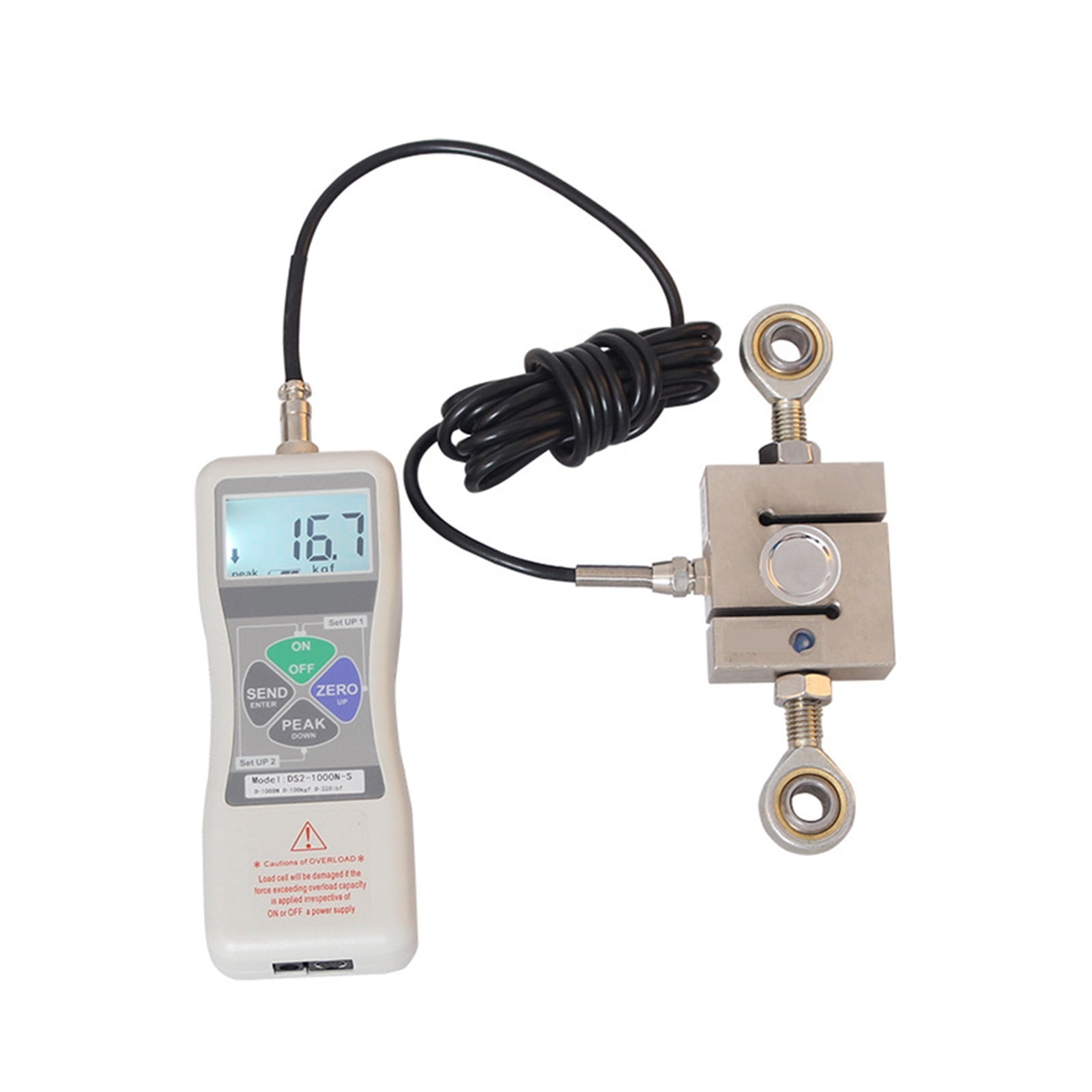 DS2-S 0-5000N High Precision Digital Display External Push-pull Dynamometer External Dynamometer ...