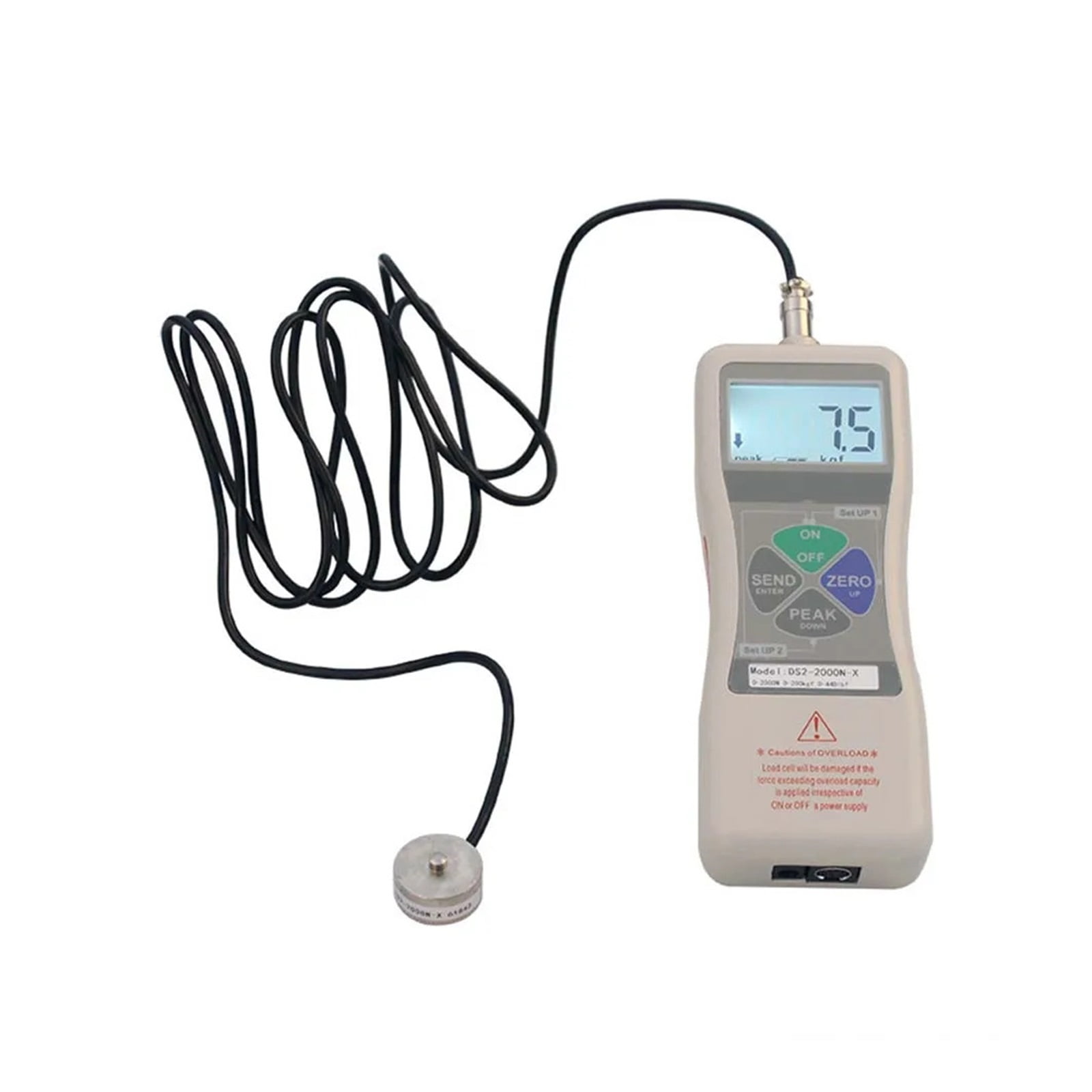 DS2-X 0-5000N High Precision Digital Display Pressure Gau External Push ...