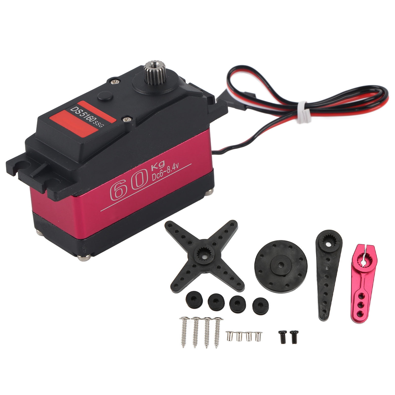 DS5160 Digital Servo Plastic Aluminium Alloy Stainless Steel Light ...