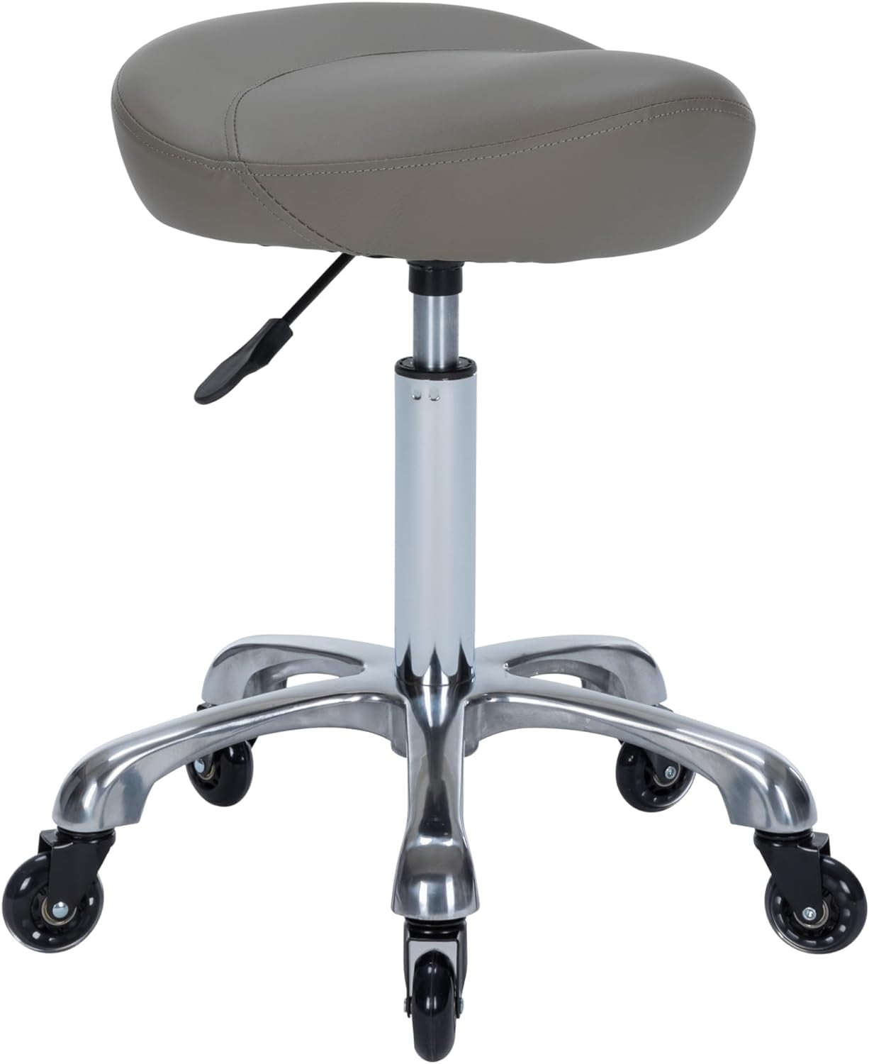 DSEWXD Adjustable Rolling Stool with Wheels Height Adjustable Medical ...