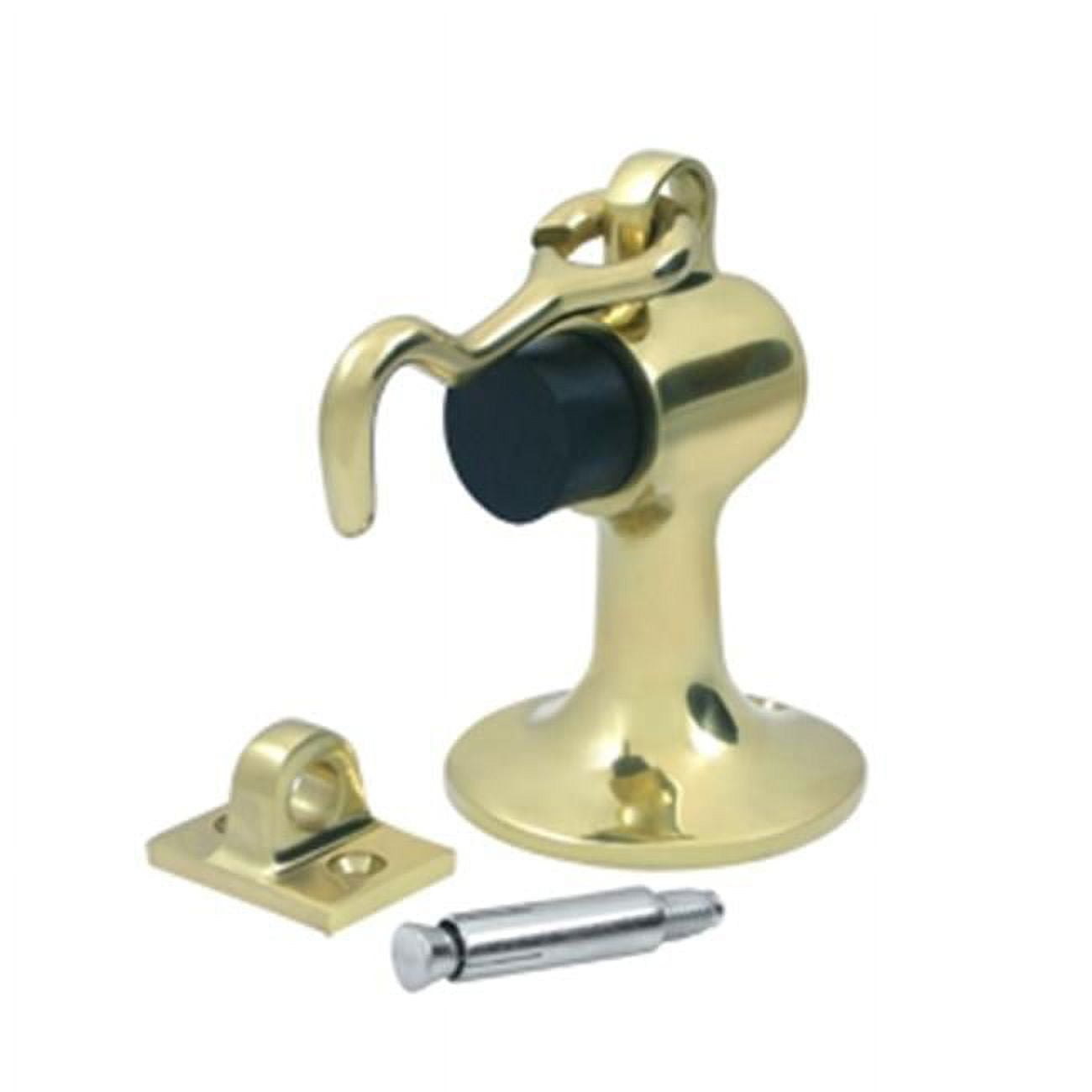 Deltana DSF444U3 Cement Floor Mount Bumper with Holder; Bright Brass ...
