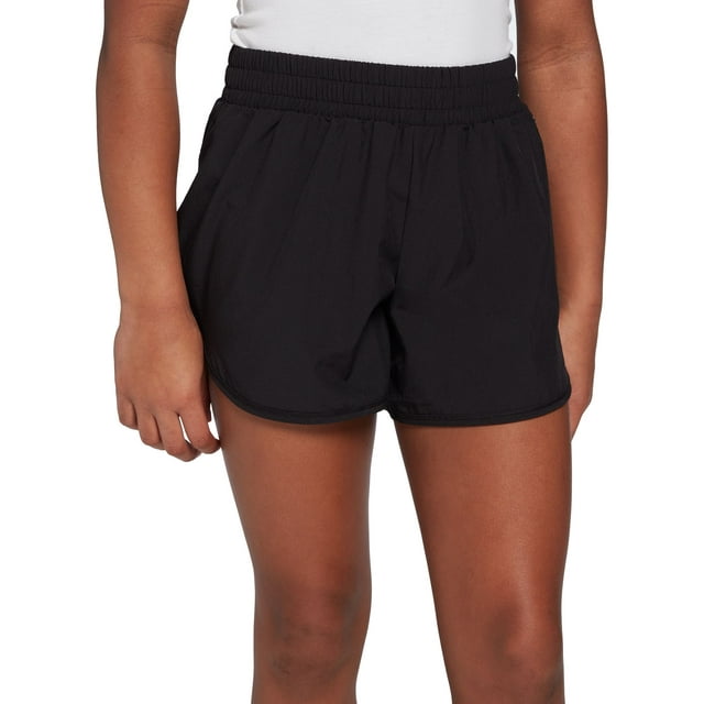DSG Girls' Lightweight Stride Shorts with Built-in Brief, Moisture ...