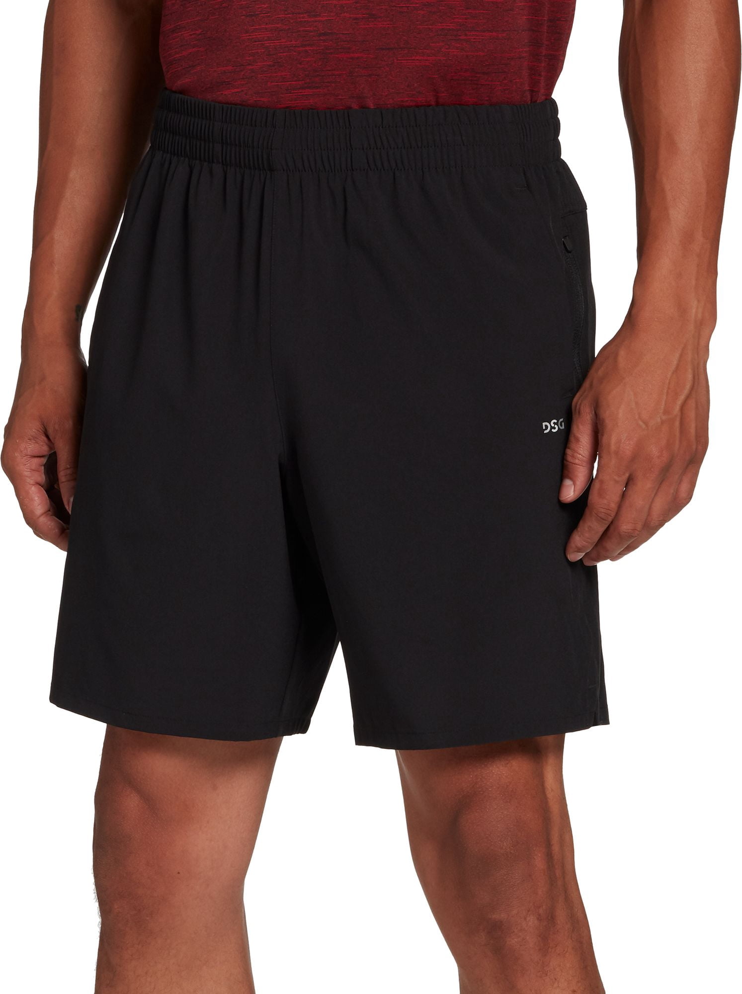 DSG Men's 8'' Agility Woven Shorts, XXL, Black - Walmart Business Supplies