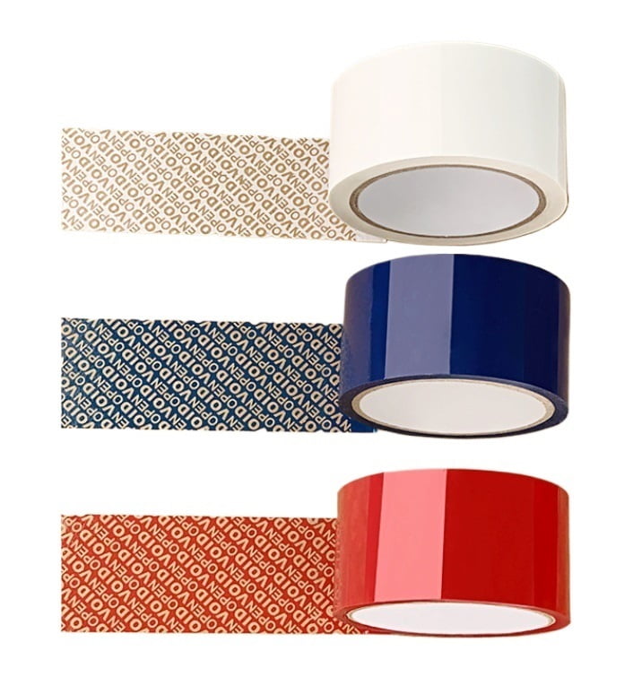 DSH 2 Rolls of Tamper Evident Tape Security Packaging Tape Security ...