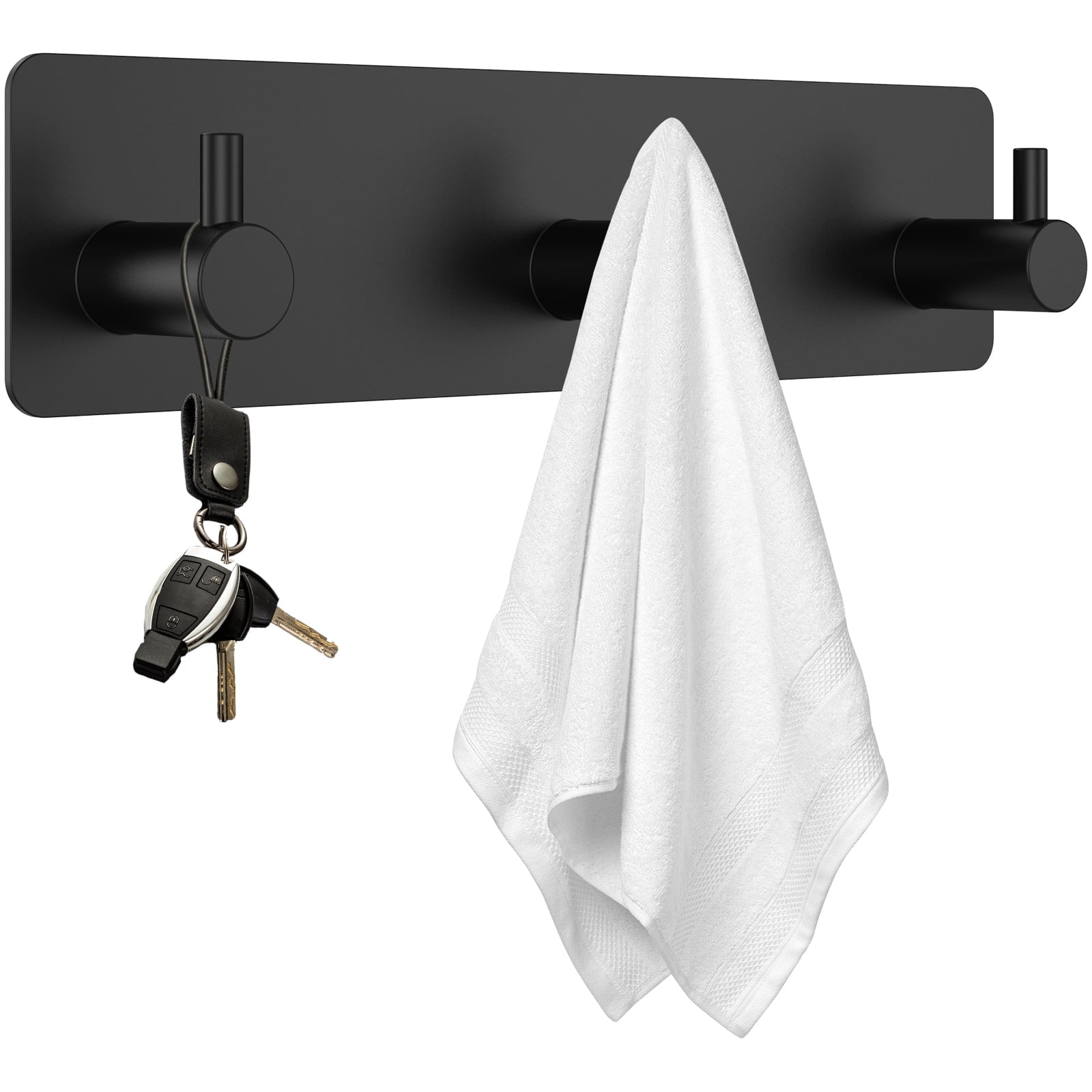 DSH Key Holder for Wall Stainless Steel Wall Mounted Key Holder with 3 ...
