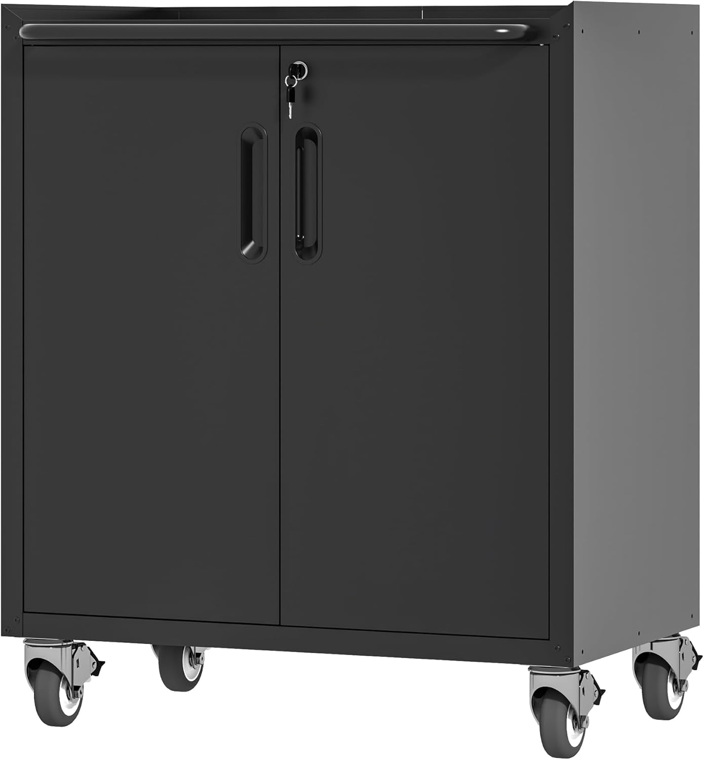 DSHADE Heavy-Duty Metal Printer Stand,Lockable Steel Filing Cabinet ...