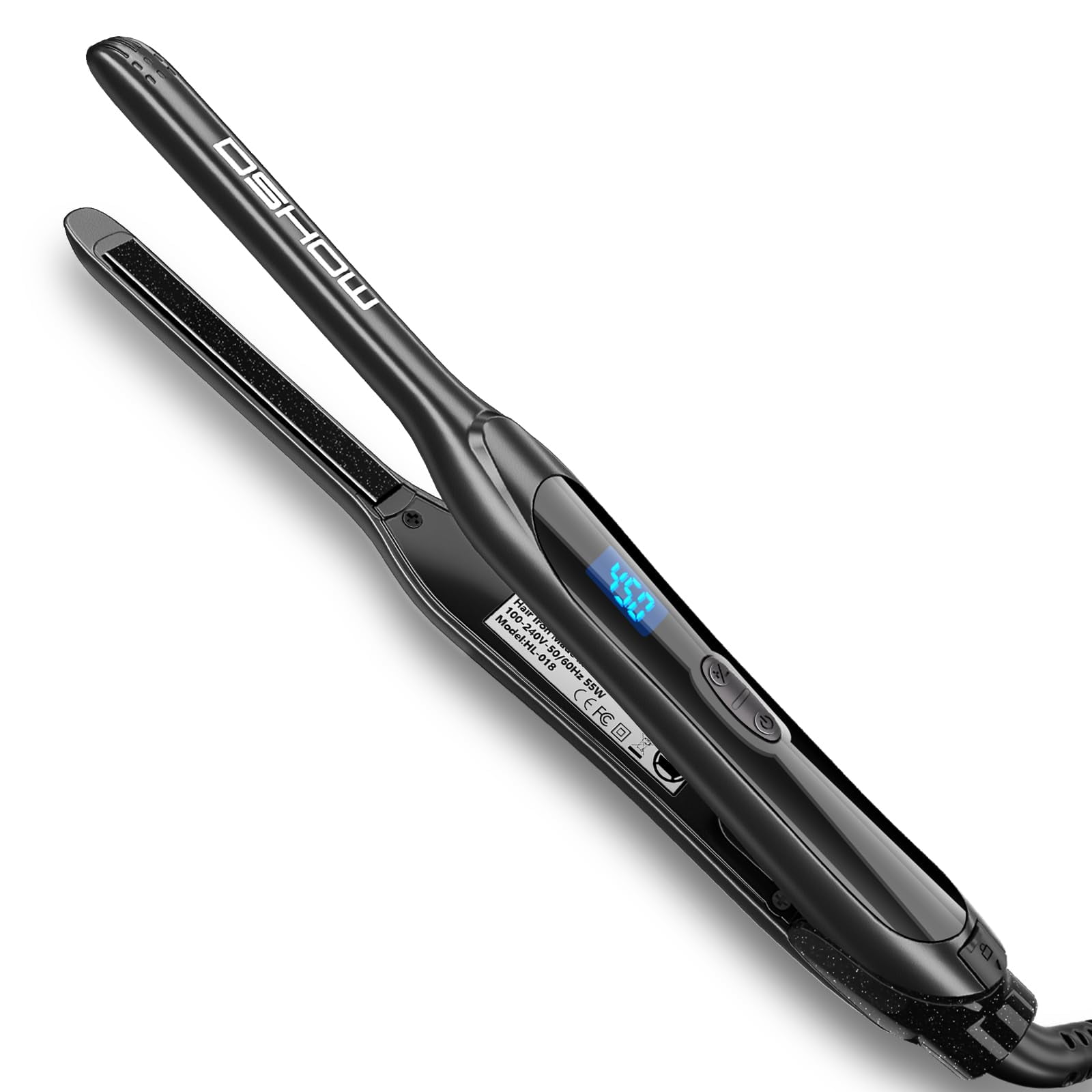 DSHOW Pencil Flat Iron, 3/10" Small Flat Irons for Short Hair, Pixie ...