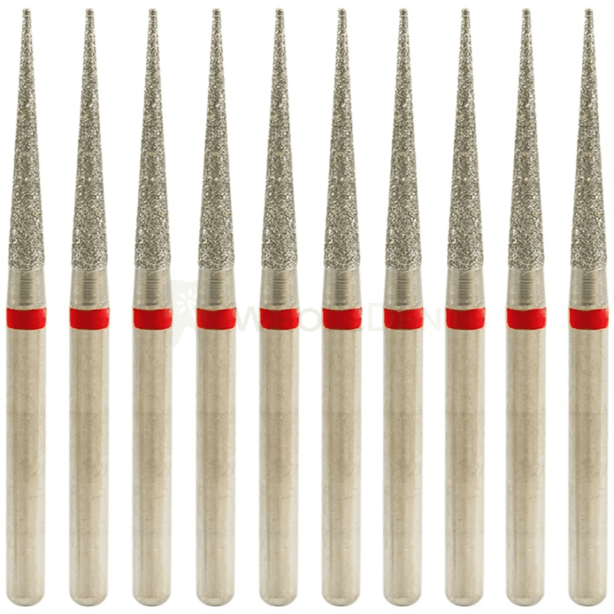 DSI - FG Diamond Burs High Speed Thin Needle Cone Head Handpiece - Stainless Steel - 1.4mm/24mm ...