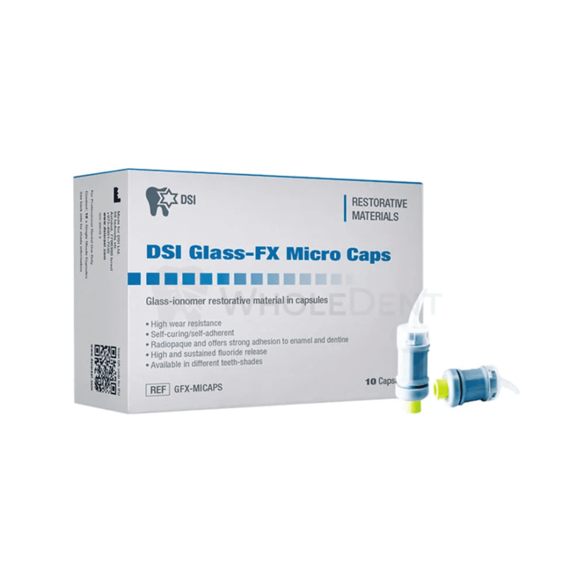 DSI Glass FX Micro Caps Capsules - Fixation Of Restorations, Classes I ...