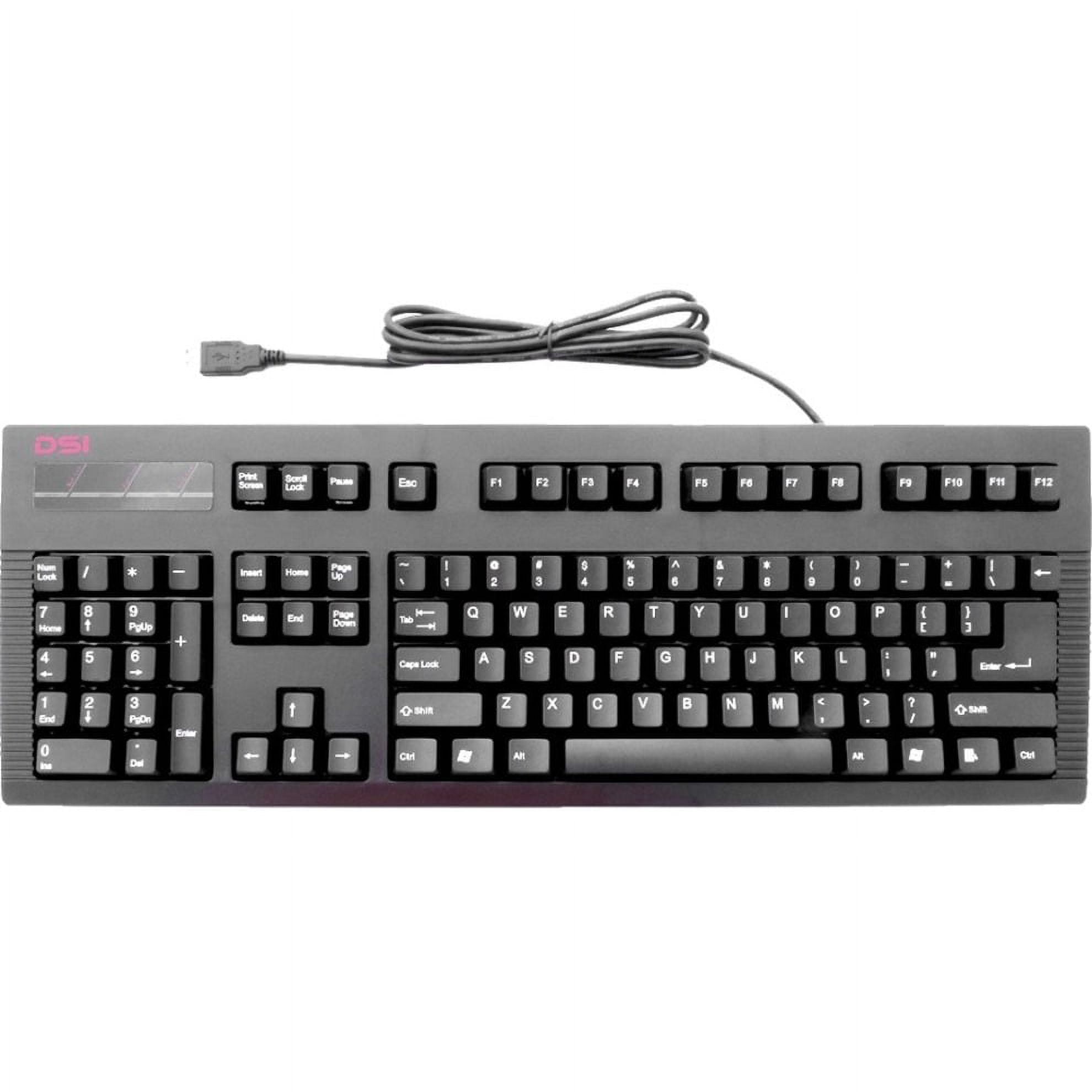 DSI Left Handed Wired Mechanical Keyboard with Cherry Red Switches ...