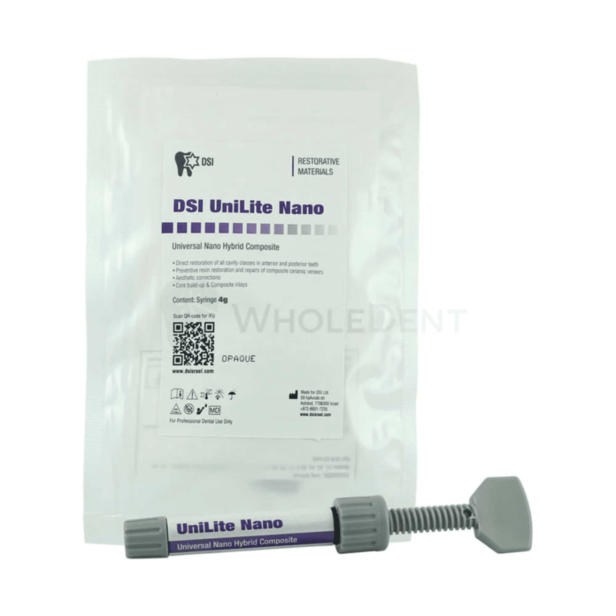 DSI - Unilite Universal Nano Hybrid Composite 4g - B1 Shade - Direct ...