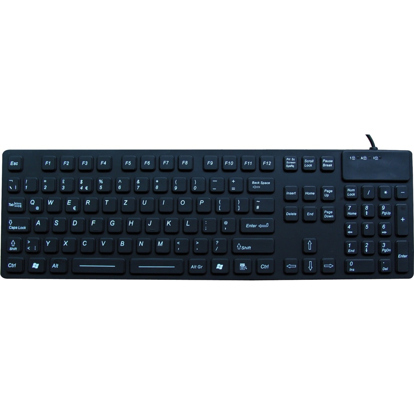 DSI WATERPROOF IP68 INDUSTRIAL USB KEYBOARD WITH NUMBER PAD - Cable ...