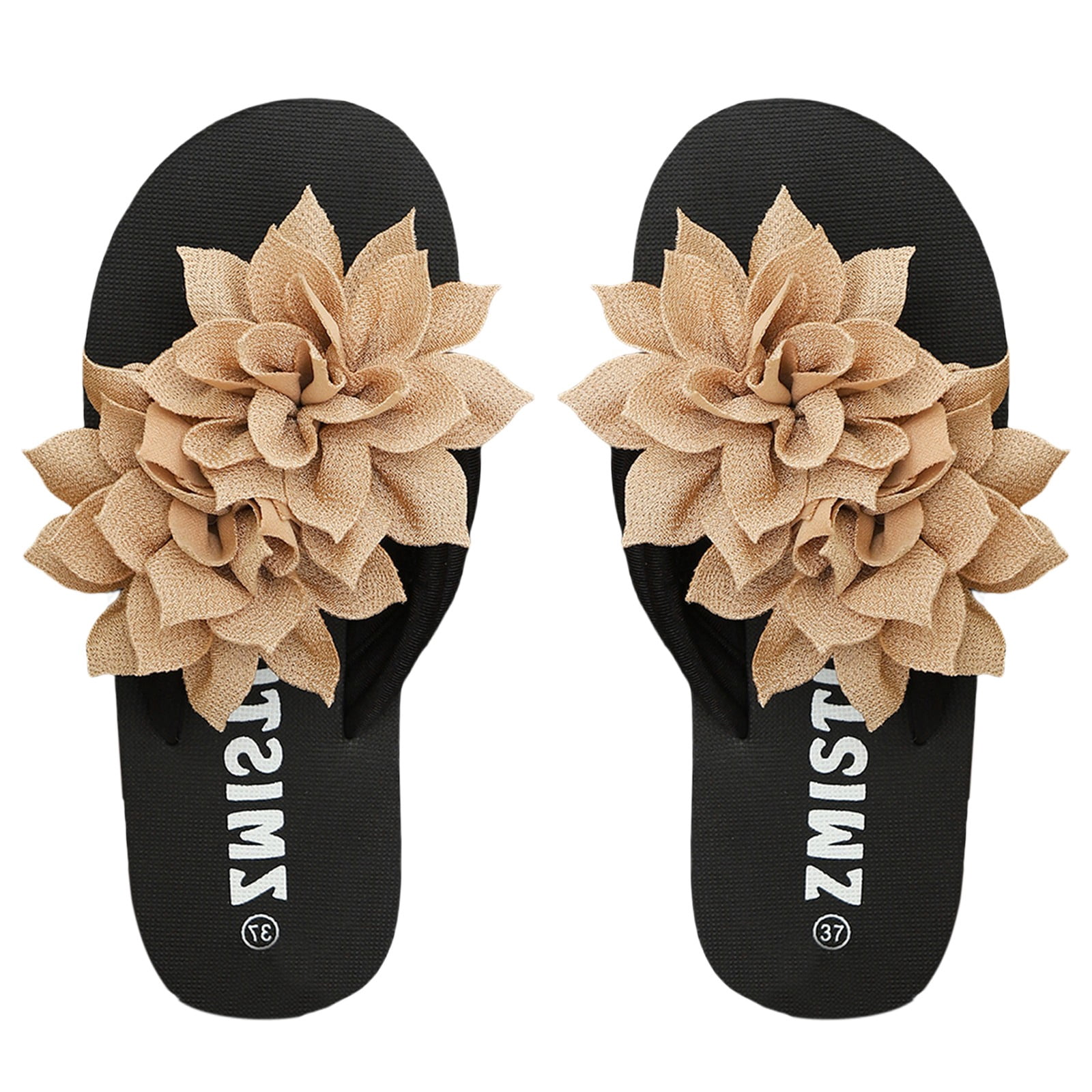 DSJLMQ Women's Summer Breathable Mesh Slippers Soft Sole Toe Shoes ...