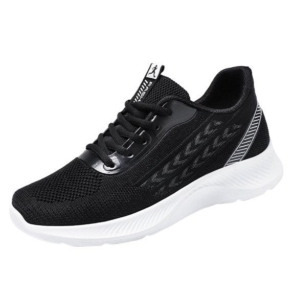DSJLMQ Women's 𝖫a𝖼e Up Sport Shoes Breathable Soft Sole Sneakers Non ...