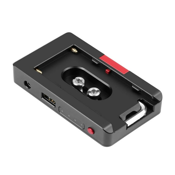 DSLR Camera Clamp Adapter Plate for NP-F Type Batteries 12V/8V Output ...