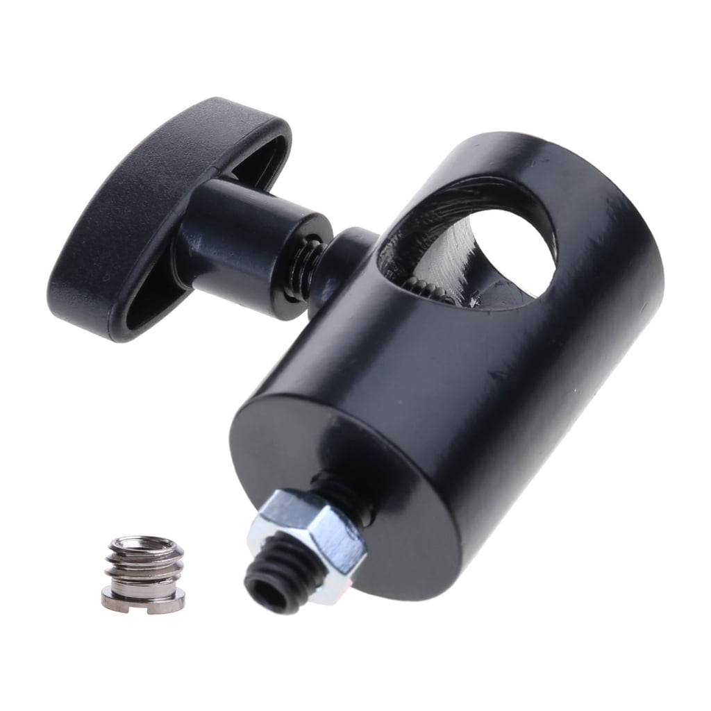 DSLR Camera Light Stand Conversion for Head Bracket Adapter Mount 1/4 ...