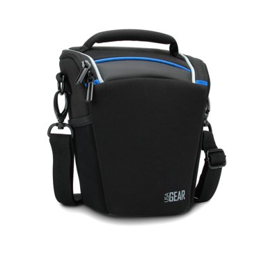 USA Gear Quick Access DSLR Hard Shell Camera Case (Galaxy) with Molded ...