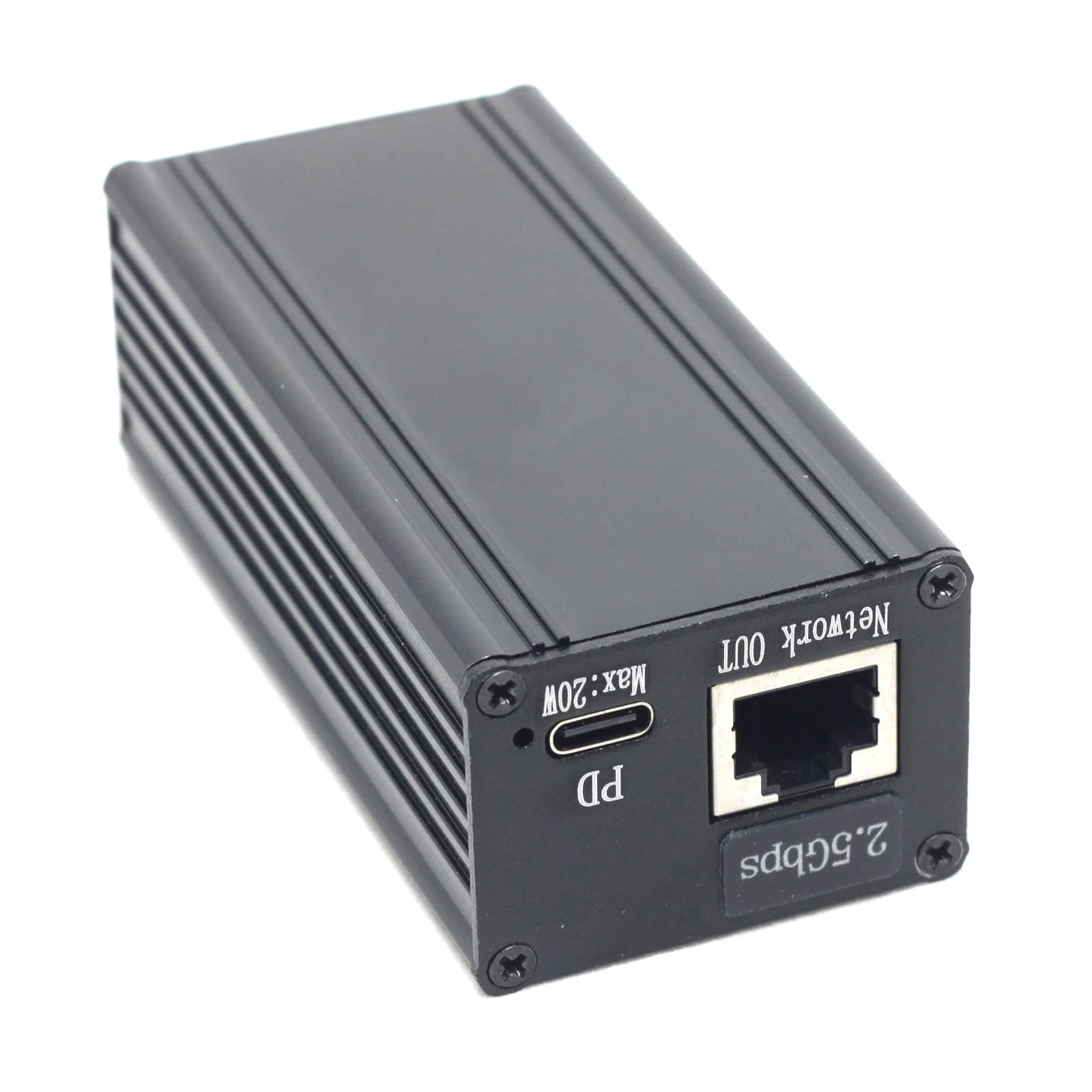 DSLRKIT 2.5Gbps PoE Splitter & Passthrough Adapter to USB Type-c 20W ...