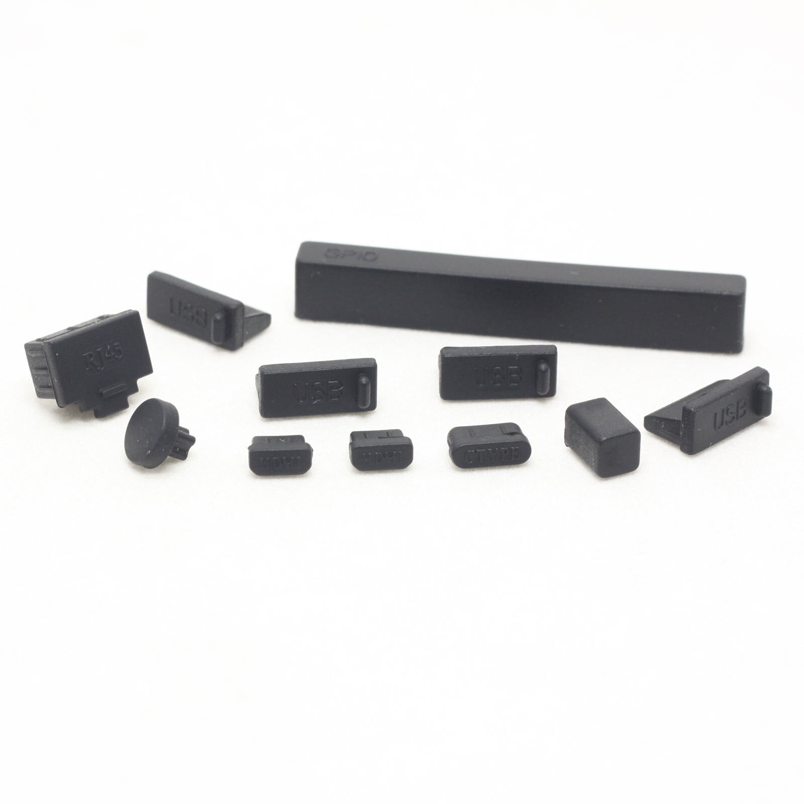 DSLRKIT Anti-Dust Plug Cover for Raspberry Pi 5 4B GPIO USB TYPE-C ...