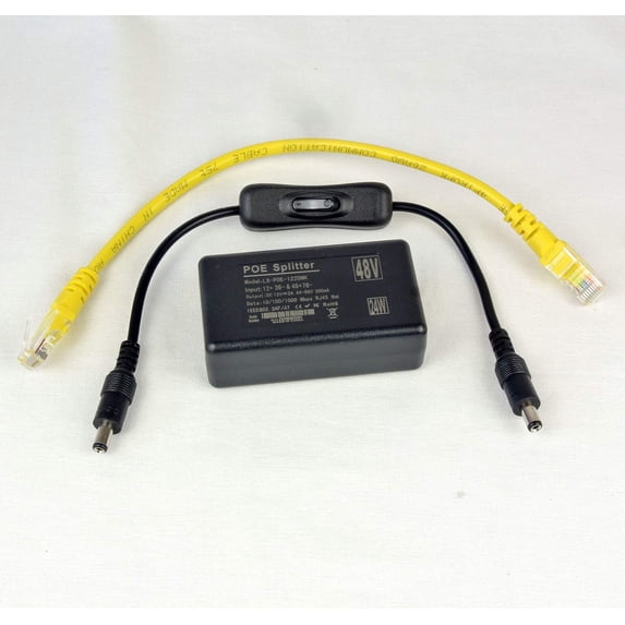 DSLRKIT Gigabit 12V2A Active PoE Splitter for Raspberry Pi CM4 Compute ...
