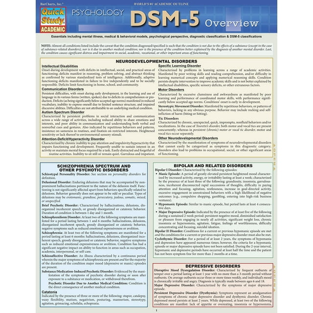 DSM-5 Overview (Other) - Walmart.com
