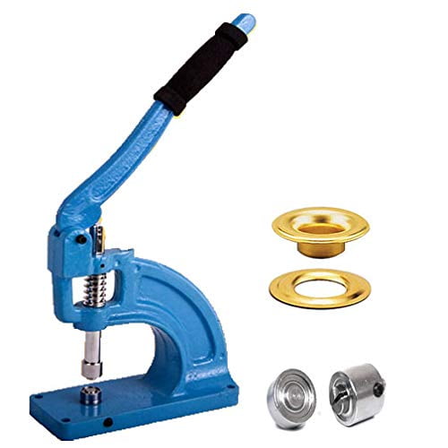 DSM TM Professional Grade Grommet Machine w/ 2 Die Sets (#3 & #4) and ...