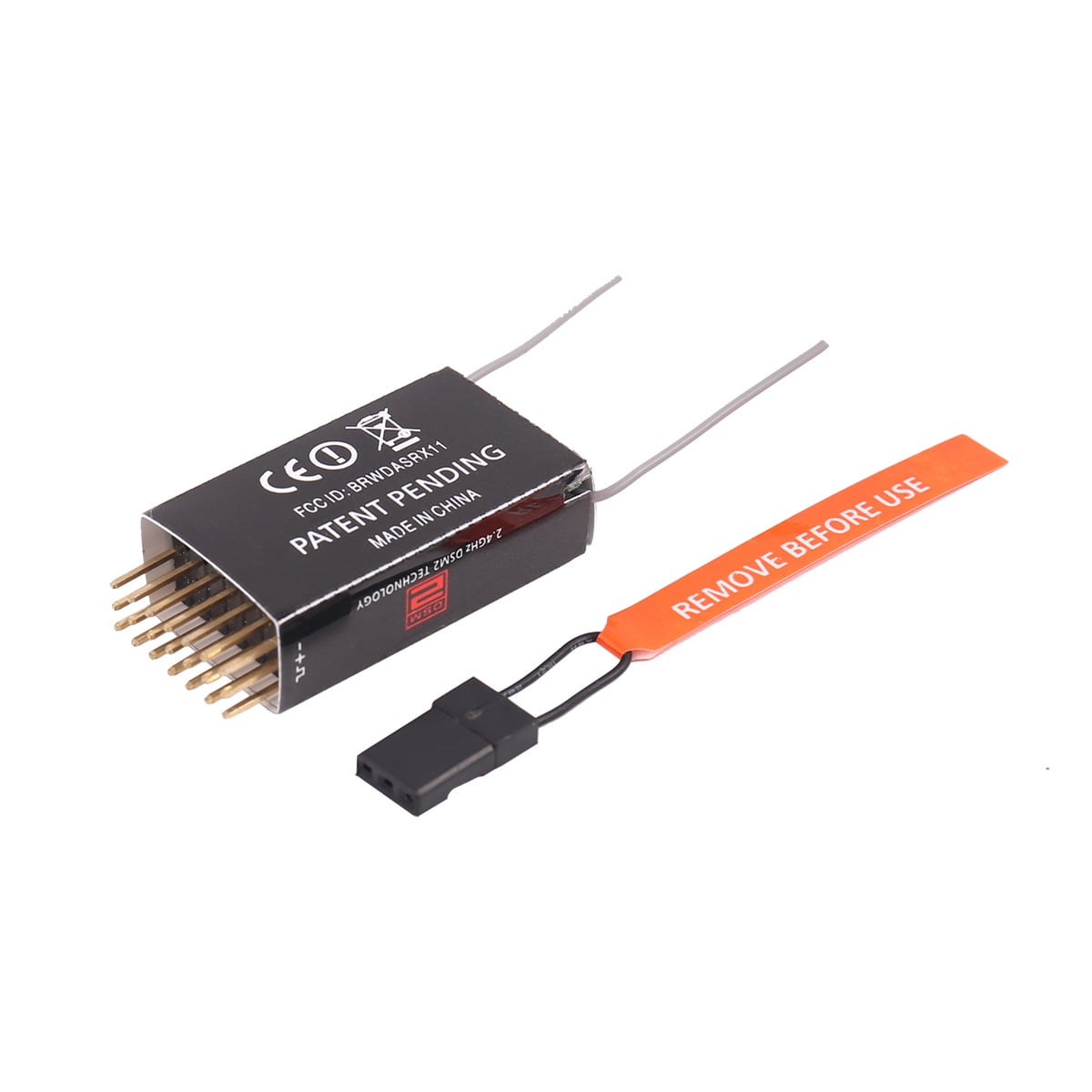 DSM2 6CH Receiver Strong Anti-Interference, 3.5V-9.6V Operating Voltage ...