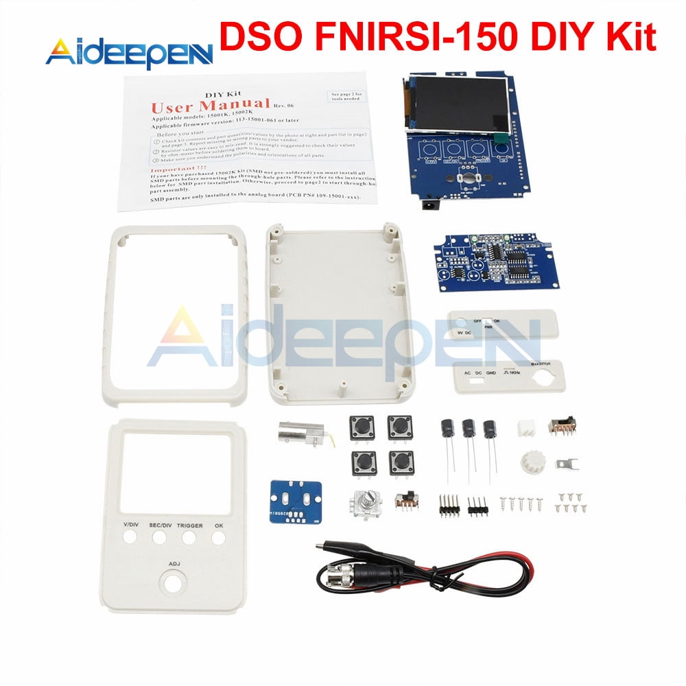 DSO FNIRSI-150 Digital Handheld Pocket Oscilloscope Kit 1MSa/s 200KHz Analog Bandwidth Support ...