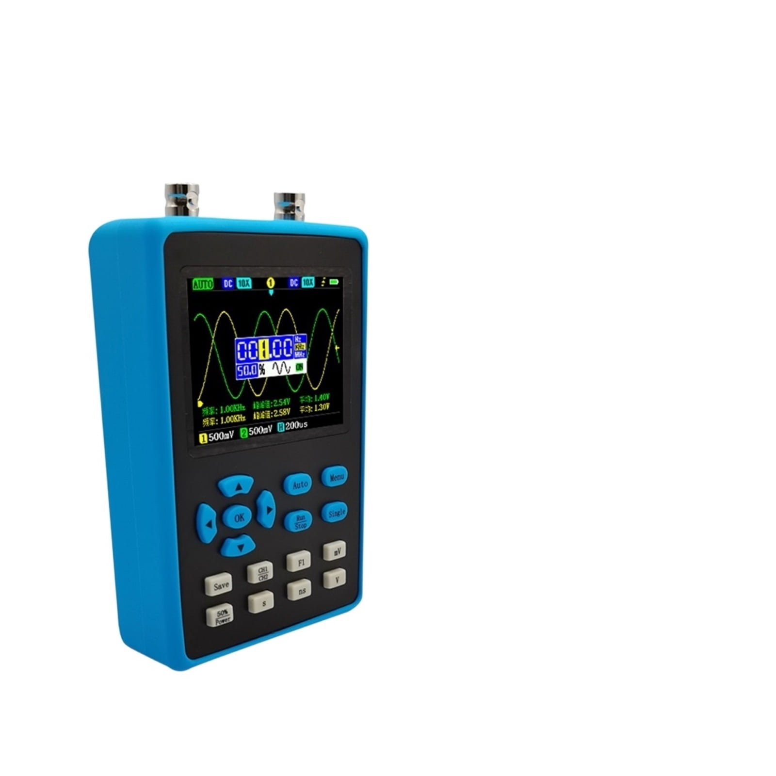 DSO2512G 120M Bandwidth Dual Channel Oscilloscope 2.8 Inch Display 10mV ...