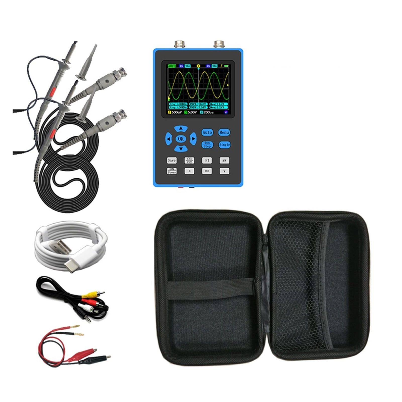 DSO2512G Portable Digital Oscilloscope 120M Bandwidth Single/Dual ...