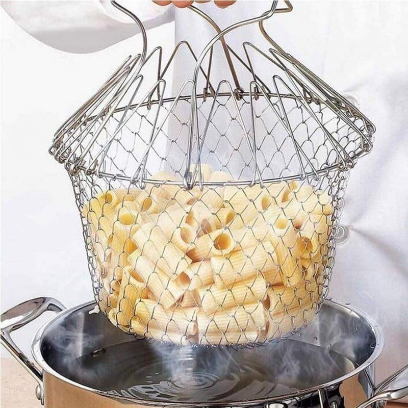 DSOQ Stainless Steel Fry French Basket Strainer Net Fried Filter ...