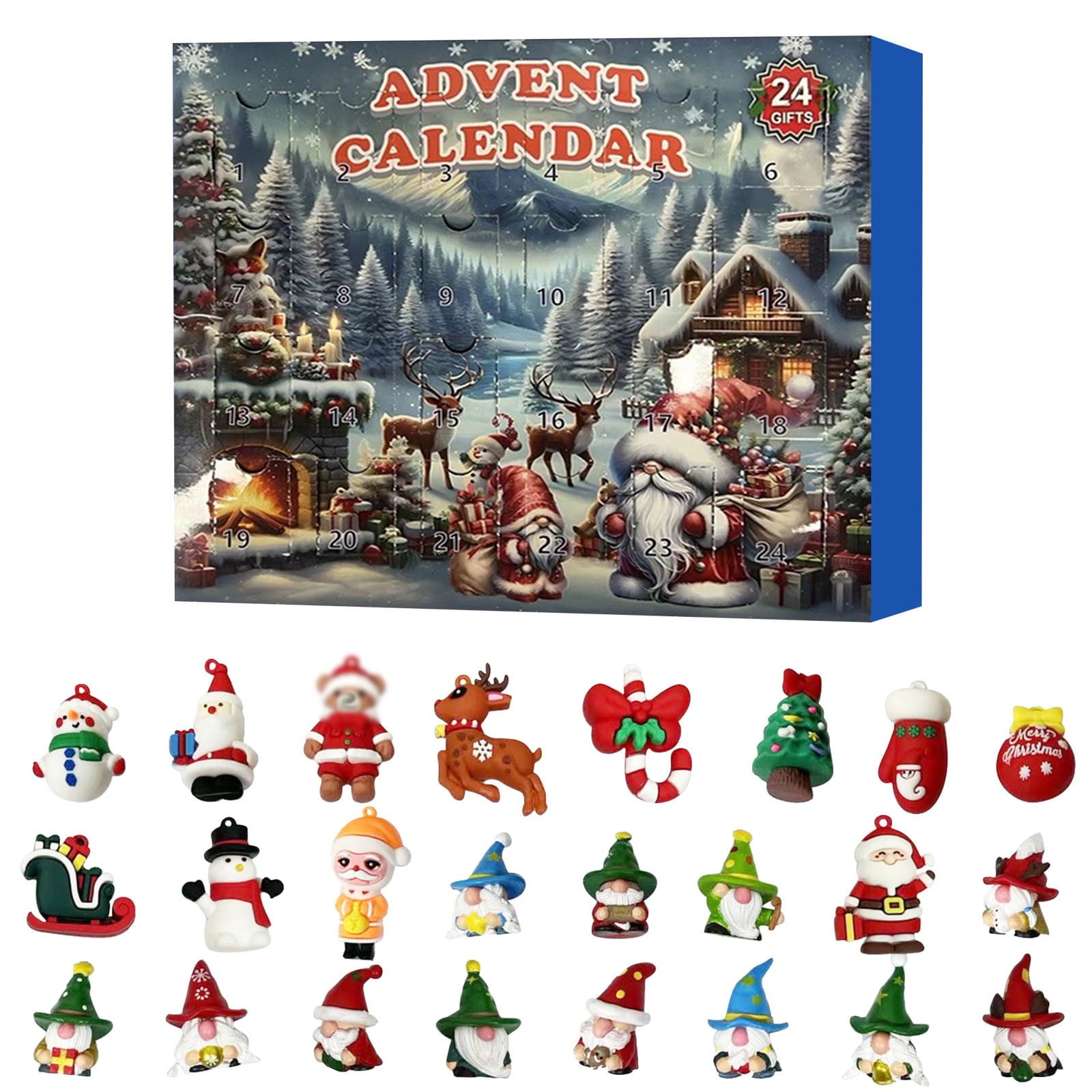 DSOROZI 2024 Christmas Advent Calendar, 24 Day Christmas Advent ...