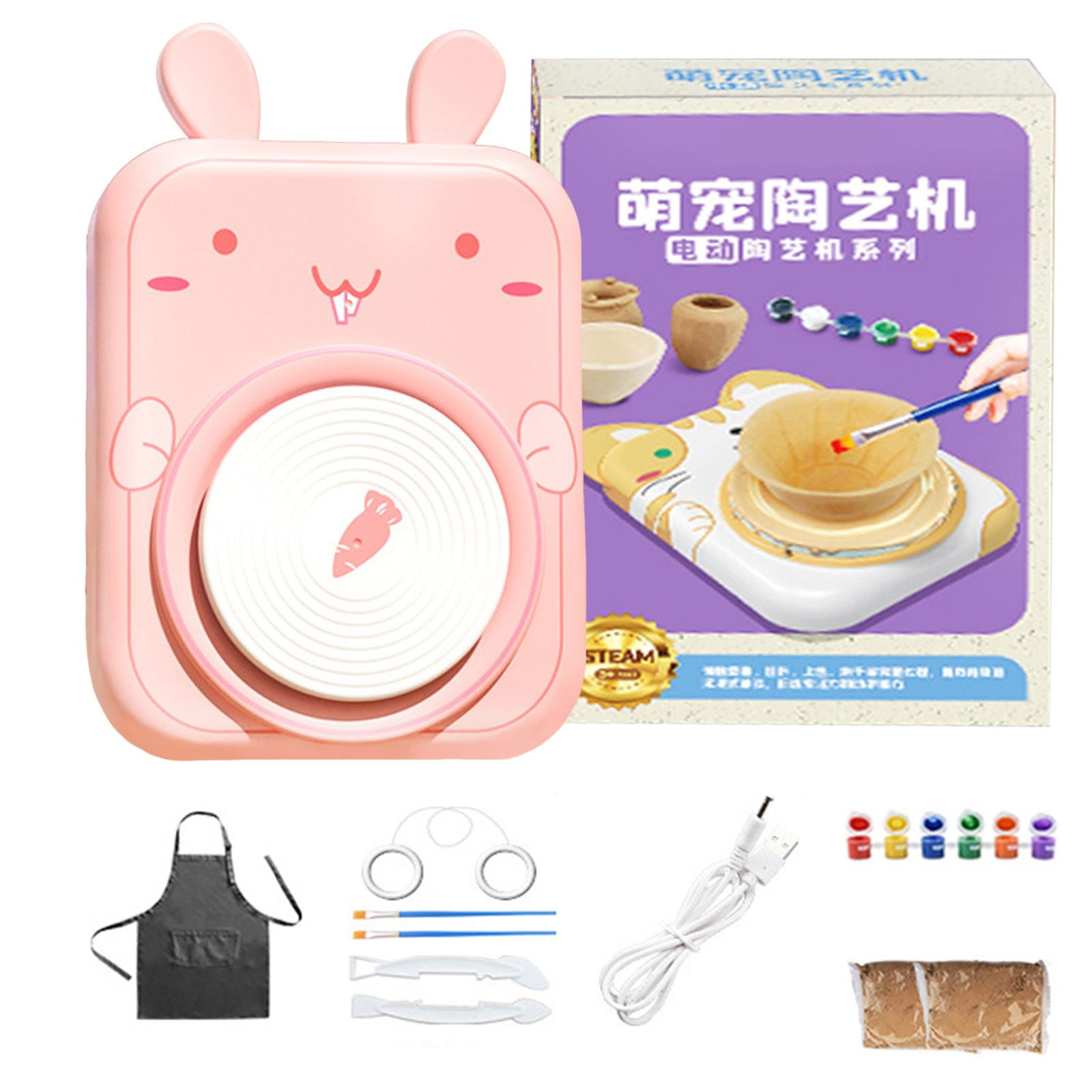 DSOROZI Pottery Wheel Kids Pottery Wheel Kit Mini Pottery DIY Kit ...