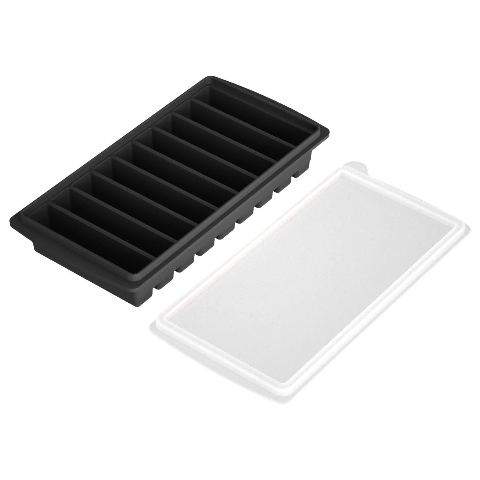 DSOROZI Water Bottle Ice Cube Trays for Freezer - Silicone Ice Stick Mold, Long Ice Cube Maker ...